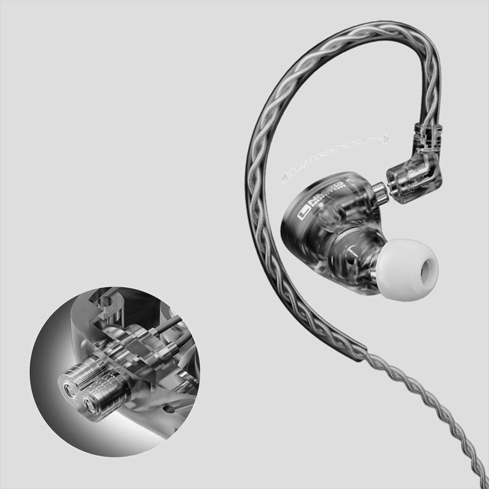 NF ACOUS NM20 Professional Series Gen 2 In-Ear Monitor Earphones in Gray