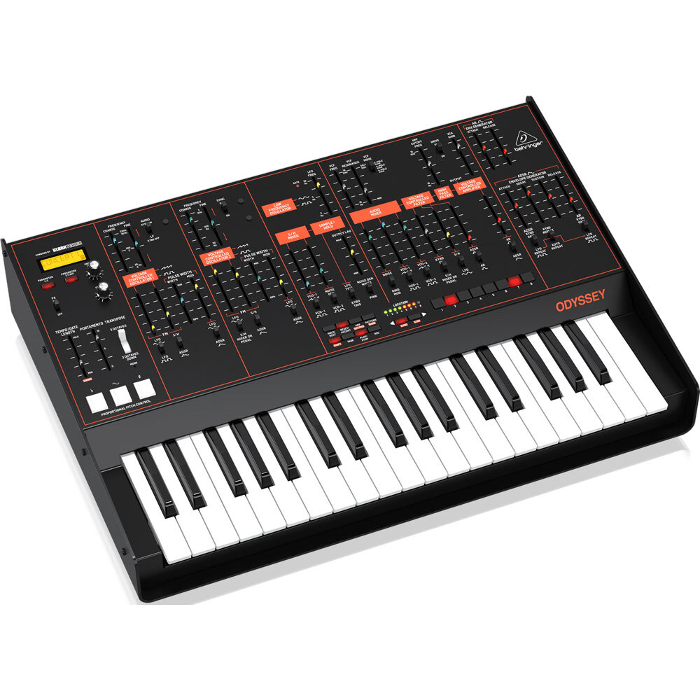 Behringer Odyssey Analog Synthesizer with 37 Full-Size Keys, Dual VCOs ...